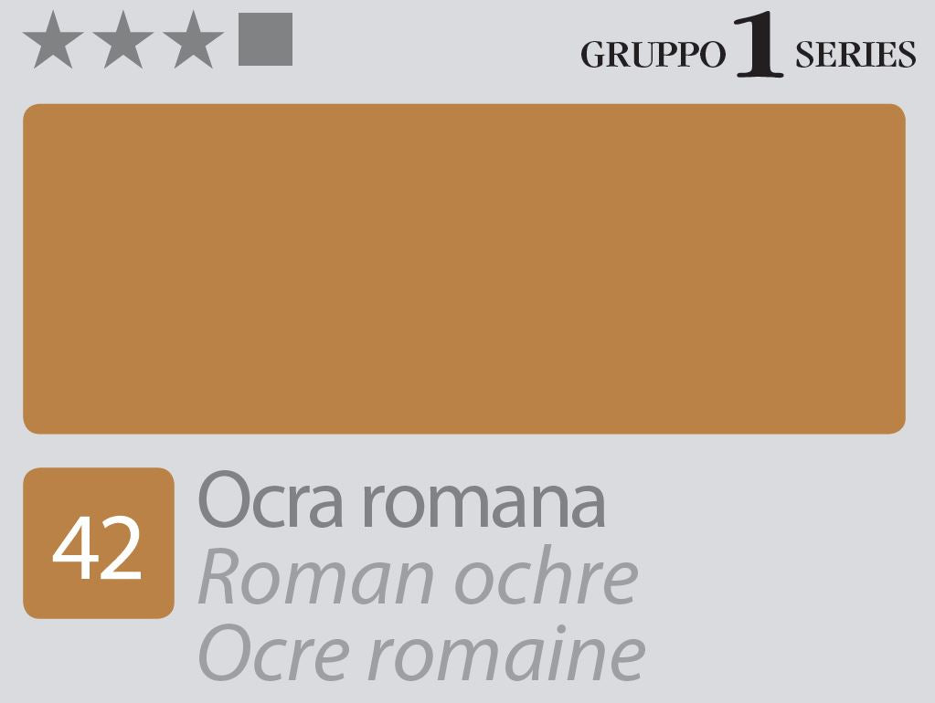 COLORE A OLIO EXTRAFINE serie Goya N.42 OCRA ROMANA – Divolo Firenze